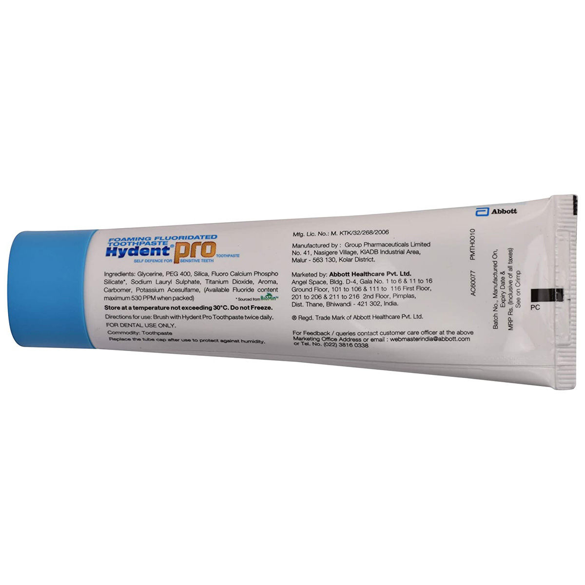 Hydent Pro Toothpaste 40 gm Price, Uses, Side Effects, Composition ...