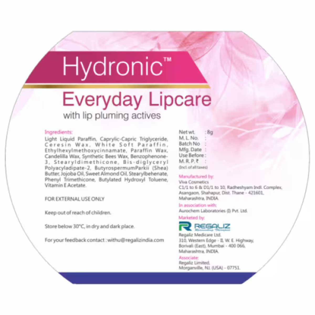 Hydronic SPF 15 Lip Balm 8 gm | Uses, Side Effects, Price | Apollo Pharmacy