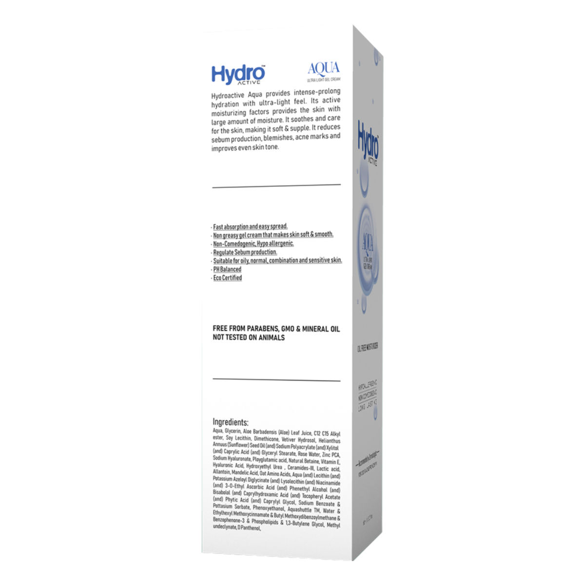 Hydro Active Aqua Ultra Light Cream Gel 60 ml Price, Uses, Side Effects ...