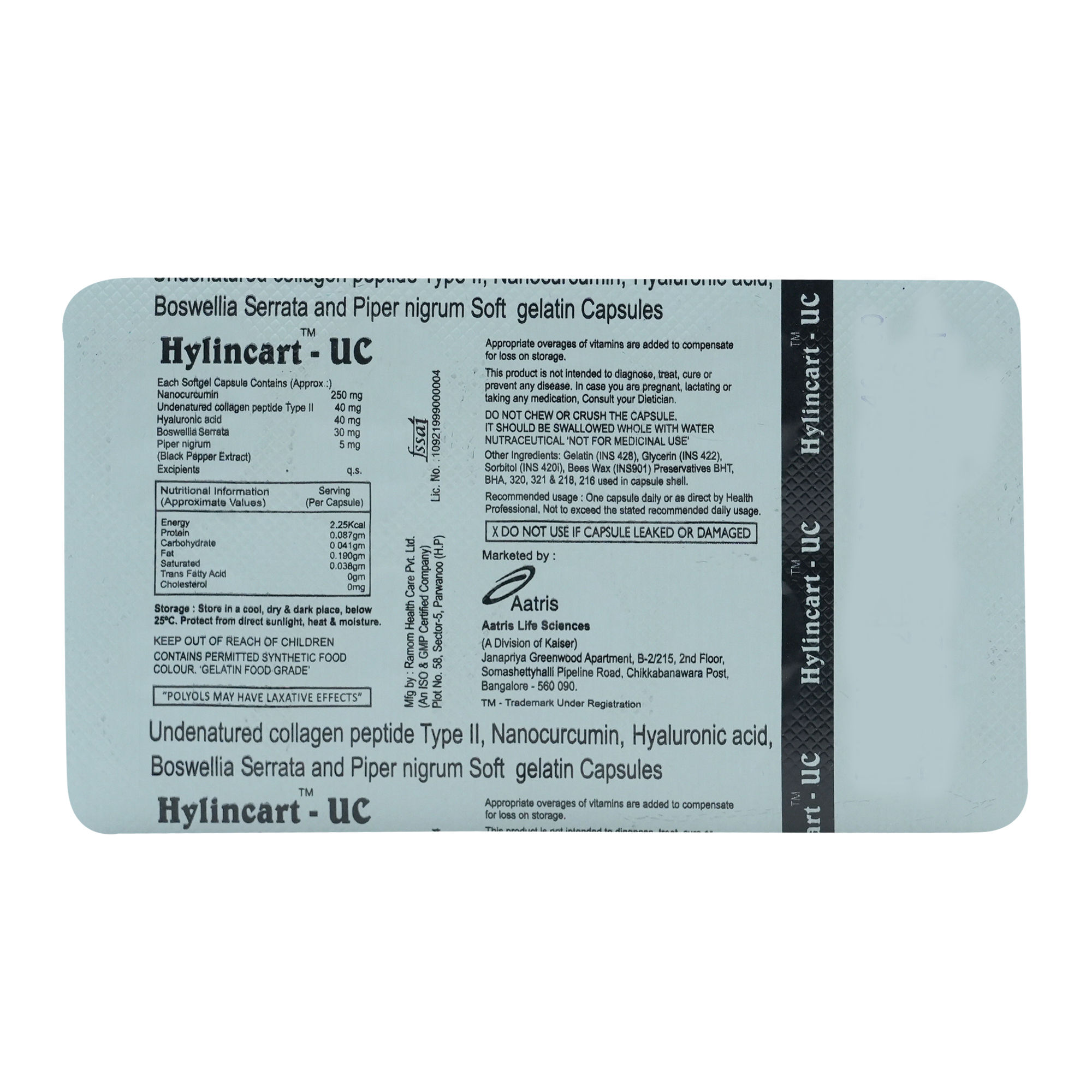 Hylincart-Uc Softgel Cap | Uses, Side Effects, Price | Apollo Pharmacy