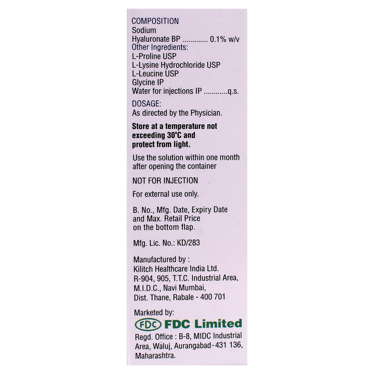 Hymoist Eye Drops 10 ml Price, Uses, Side Effects, Composition - Apollo ...
