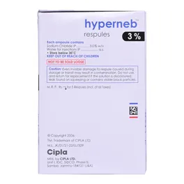 Buy Hyperneb 3% Respules | 19 Minutes Delivery | Apollo Pharmacy