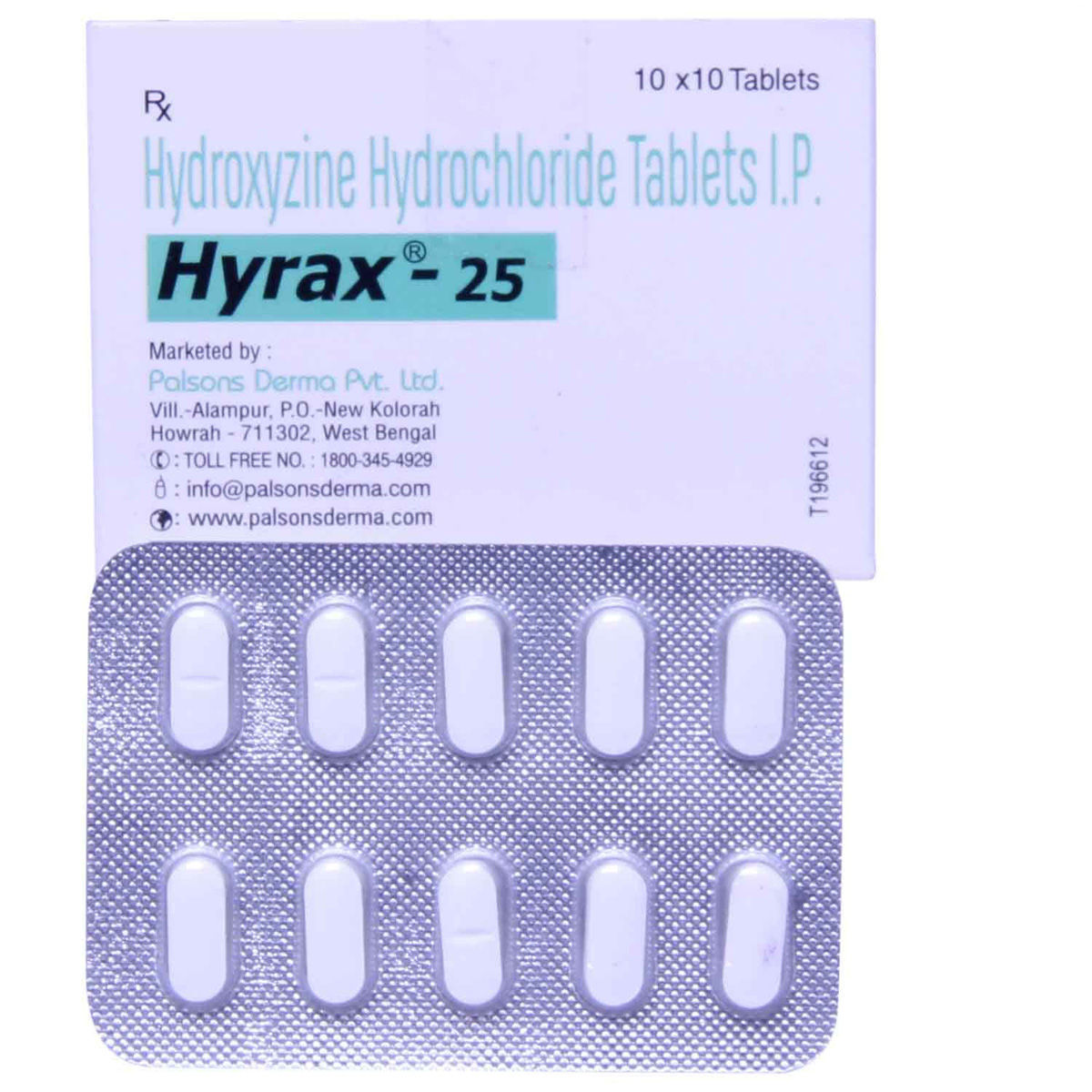 Hyrax 25 mg Tablet | Uses, Side Effects, Price | Apollo Pharmacy