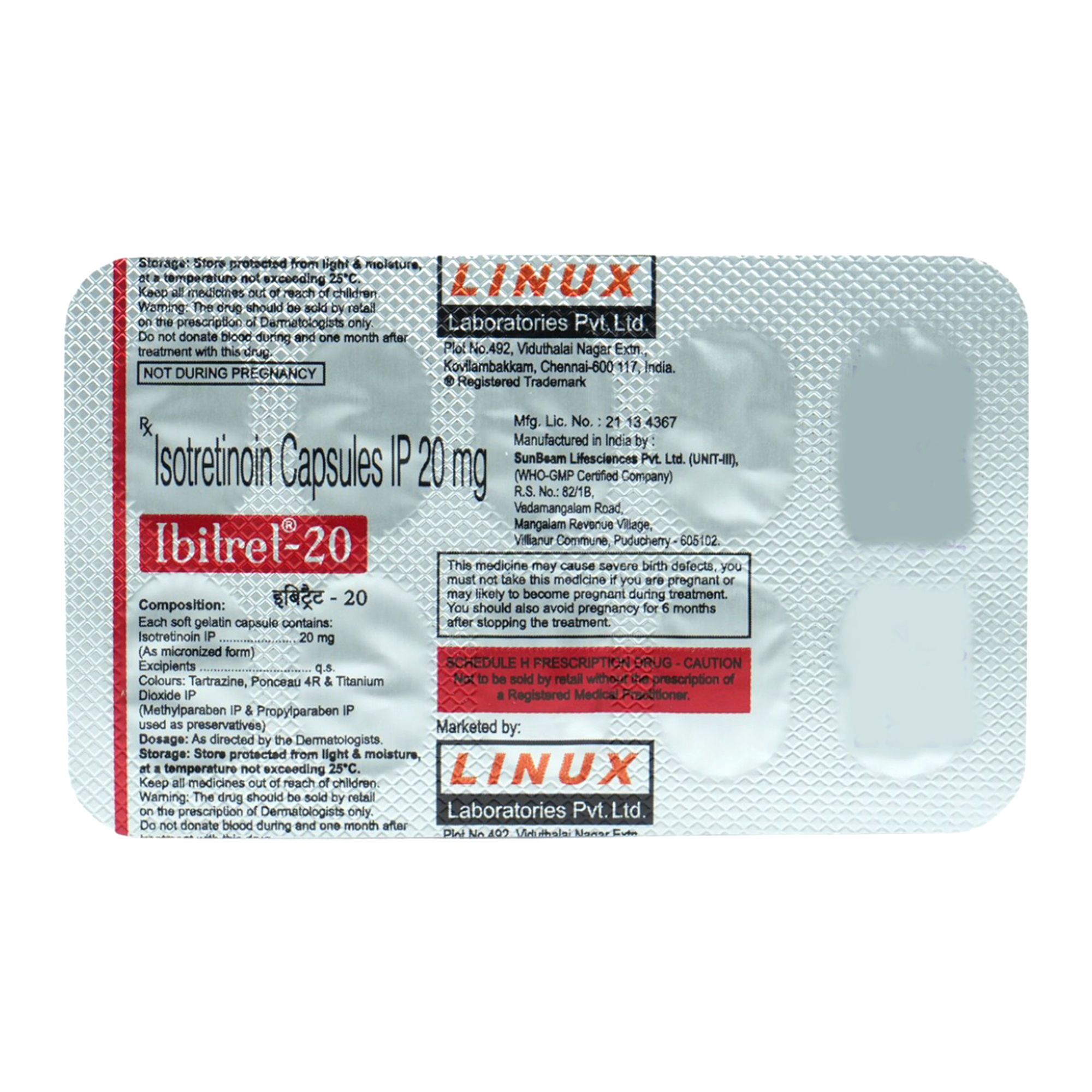 Ibitret-20Mg Capsule | Uses, Side Effects, Price | Apollo Pharmacy