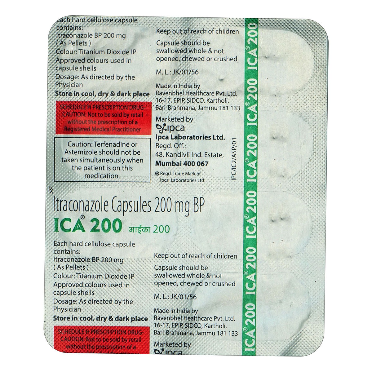 Ica 200Mg Capsule | Uses, Side Effects, Price | Apollo Pharmacy