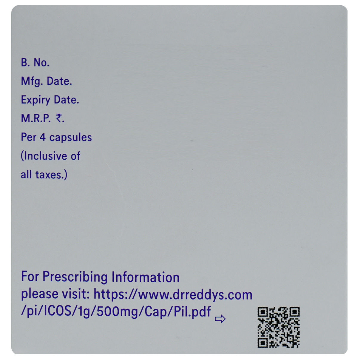 ICOS 1G Capsule | Uses, Side Effects, Price | Apollo Pharmacy