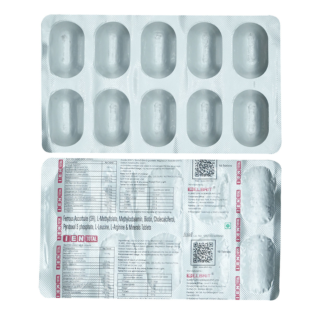 Ien Total Tablet 10's Price, Uses, Side Effects, Composition - Apollo ...