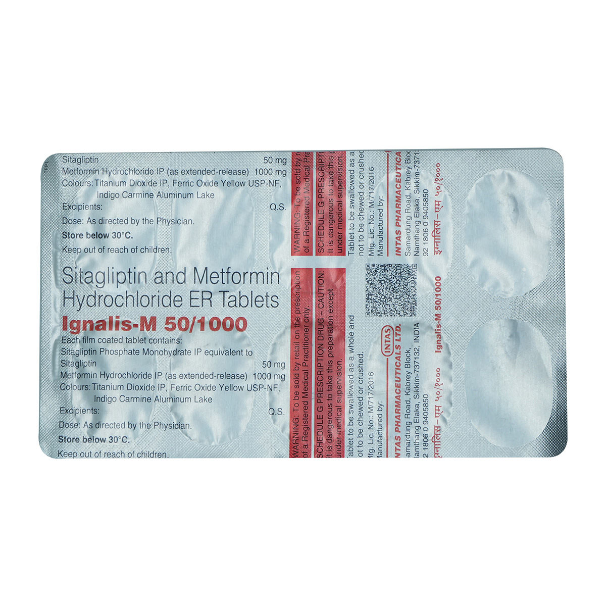 Ignalis-M 50/1000 Tab 10'S Price, Uses, Side Effects, Composition ...