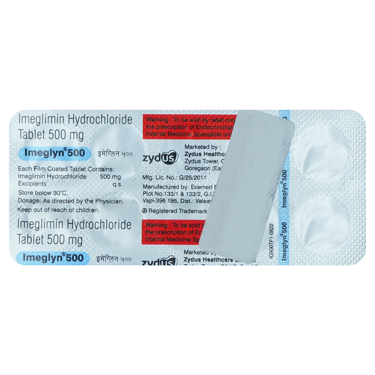 Imeglyn 500 Tablet | Uses, Side Effects, Price | Apollo Pharmacy