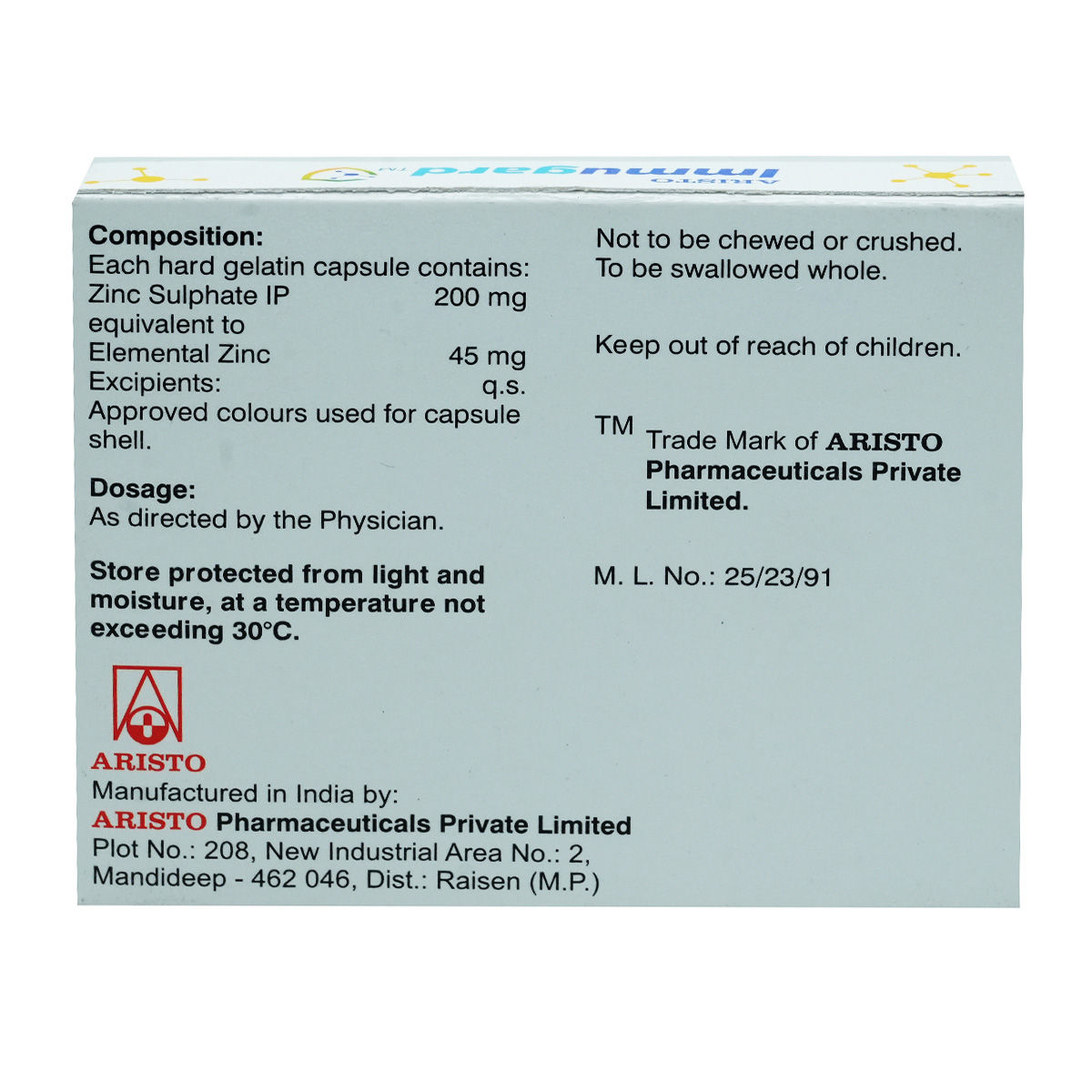 Immugard Capsule 15's Price, Uses, Side Effects, Composition - Apollo ...