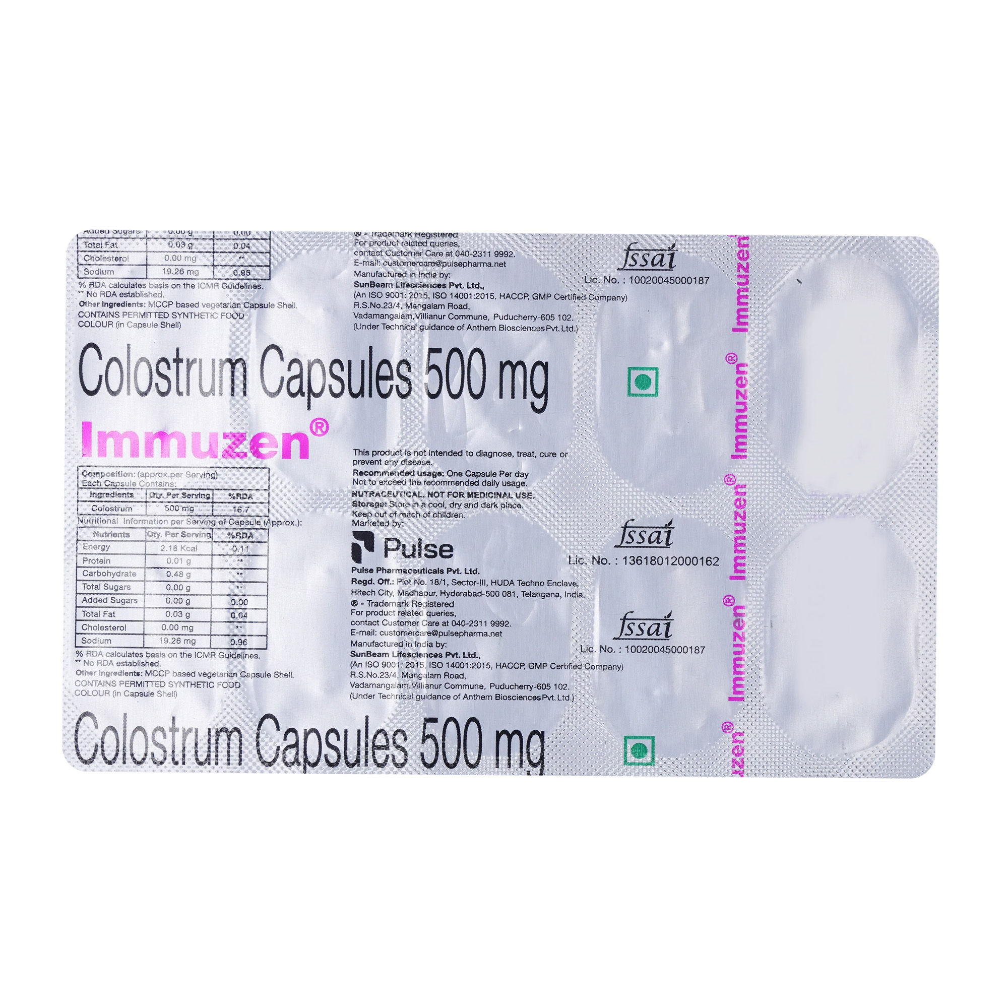 Immuzen Capsule 10's Price, Uses, Side Effects, Composition - Apollo ...