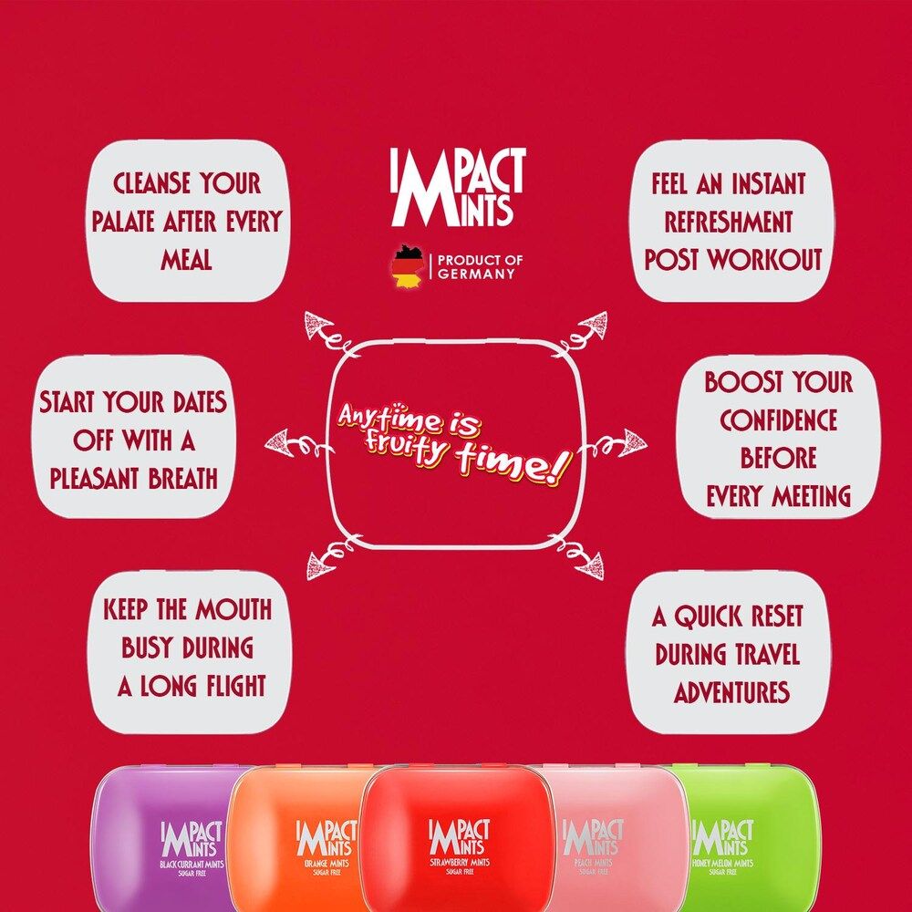 Impact Mints Sugar Free Cola Mints, 16 gm Price, Uses, Side Effects ...