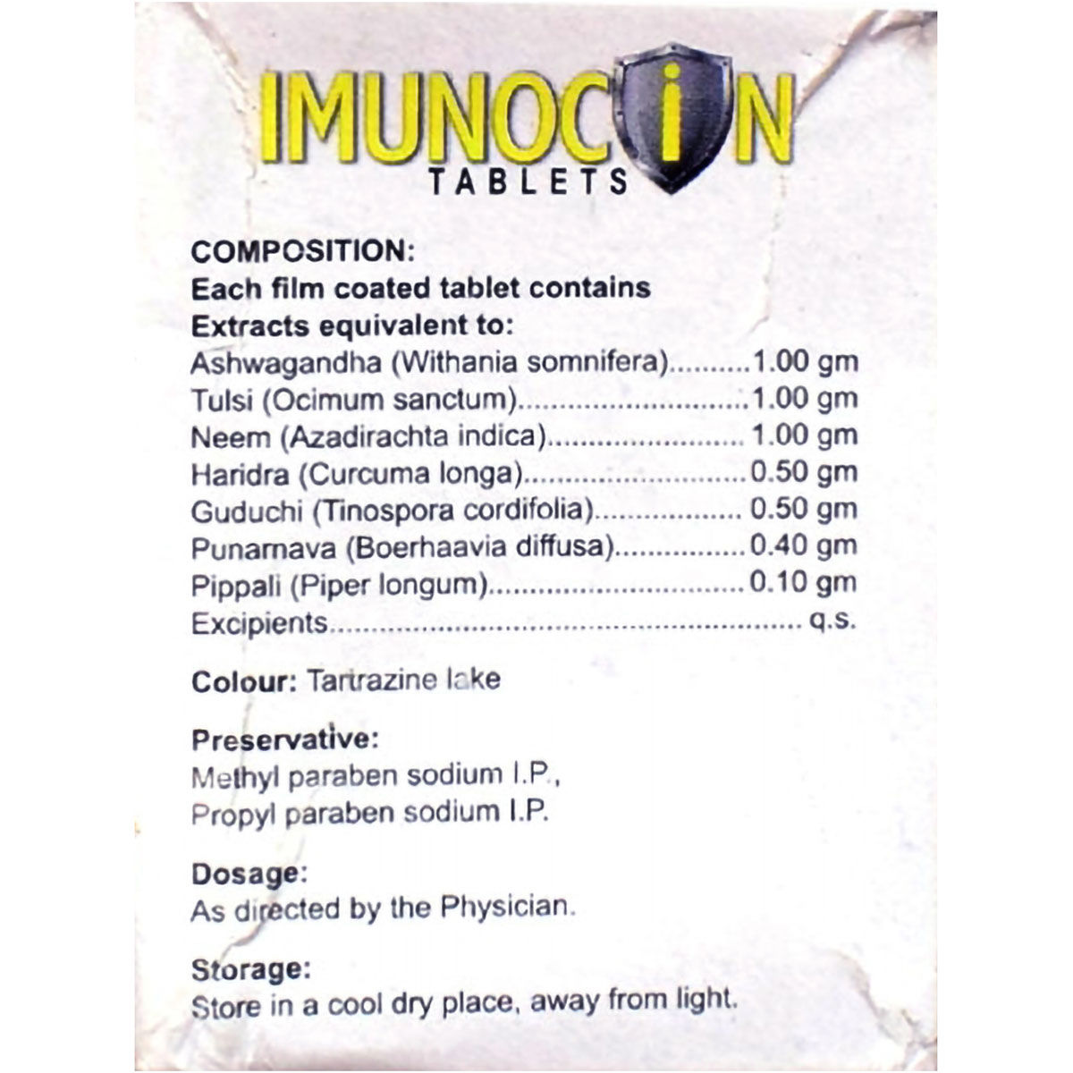 Imunocin Tablets | Uses, Side Effects, Price | Apollo Pharmacy