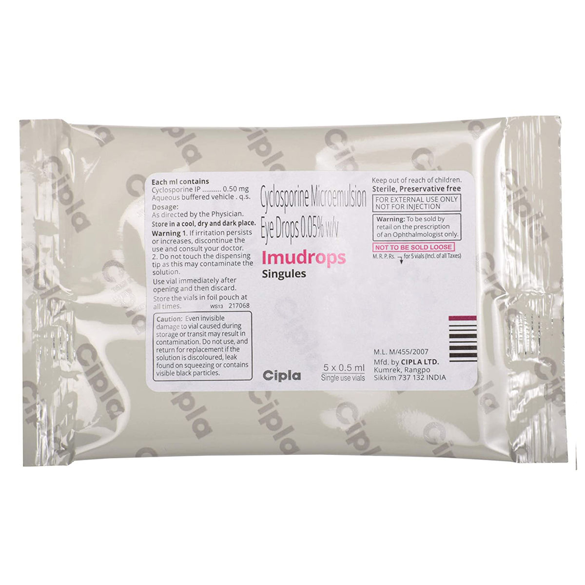 Imudrops Singules Eye Drop | Uses, Side Effects, Price | Apollo Pharmacy