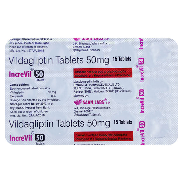 Increvil 50 Tablet | Uses, Side Effects, Price | Apollo Pharmacy