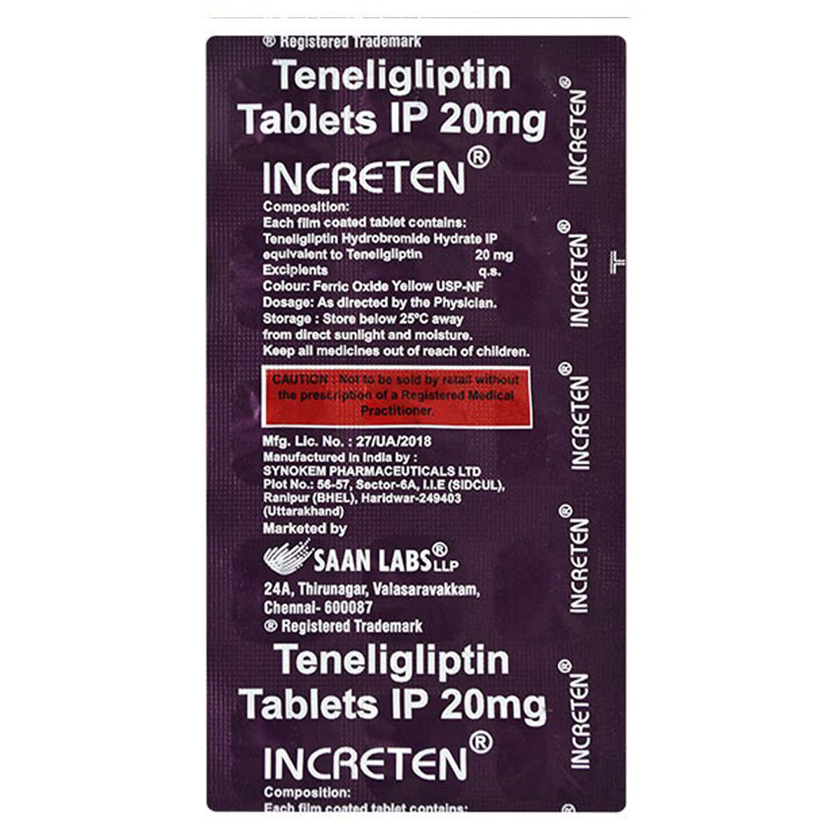 Increten 20mg Tablet | Uses, Side Effects, Price | Apollo Pharmacy