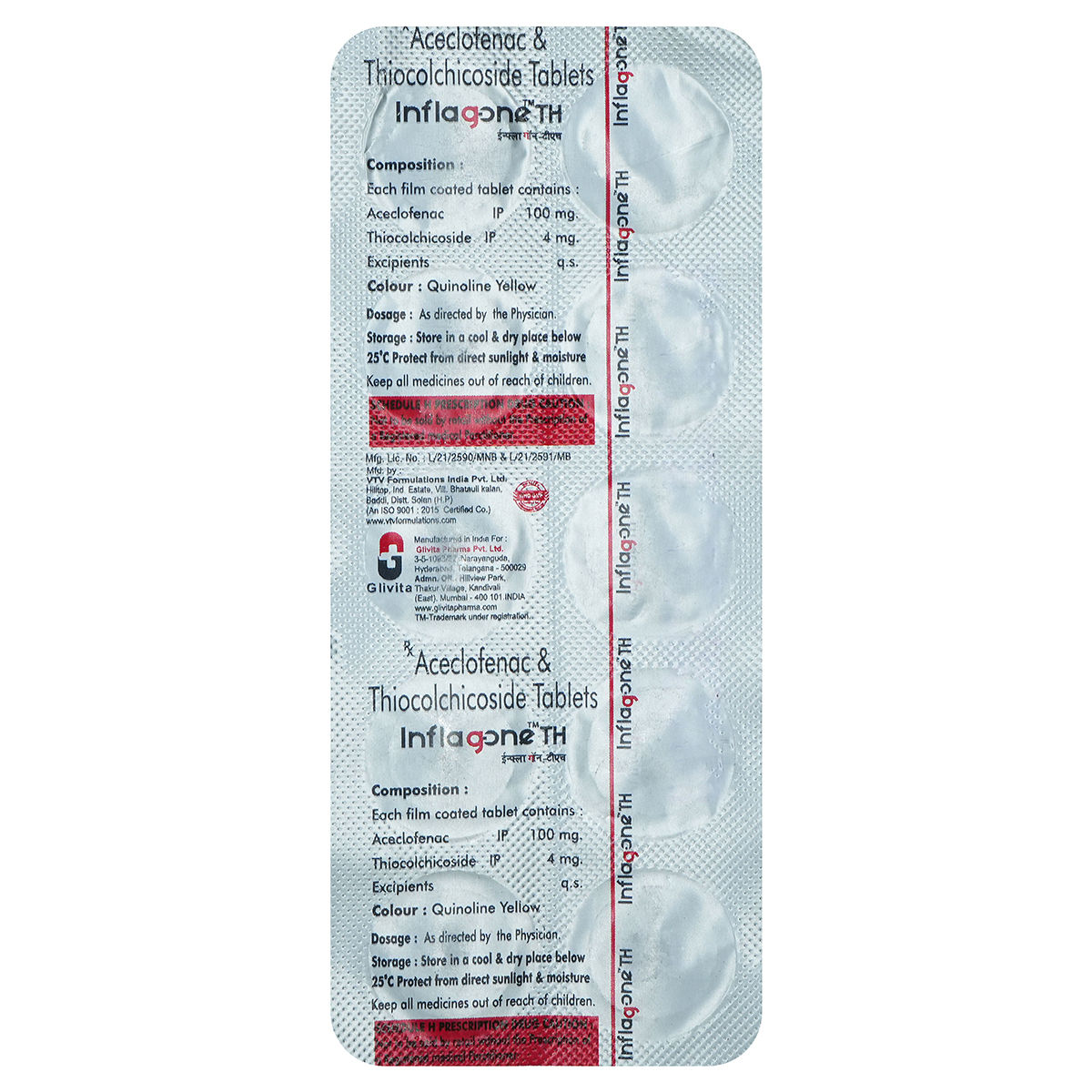 Inflagone TH Tablet | Uses, Side Effects, Price | Apollo Pharmacy