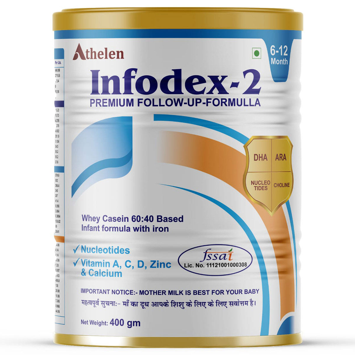 Buy Infodex 2 Premuim Infant Formula Powder, 400G Tin | 19 Minutes ...