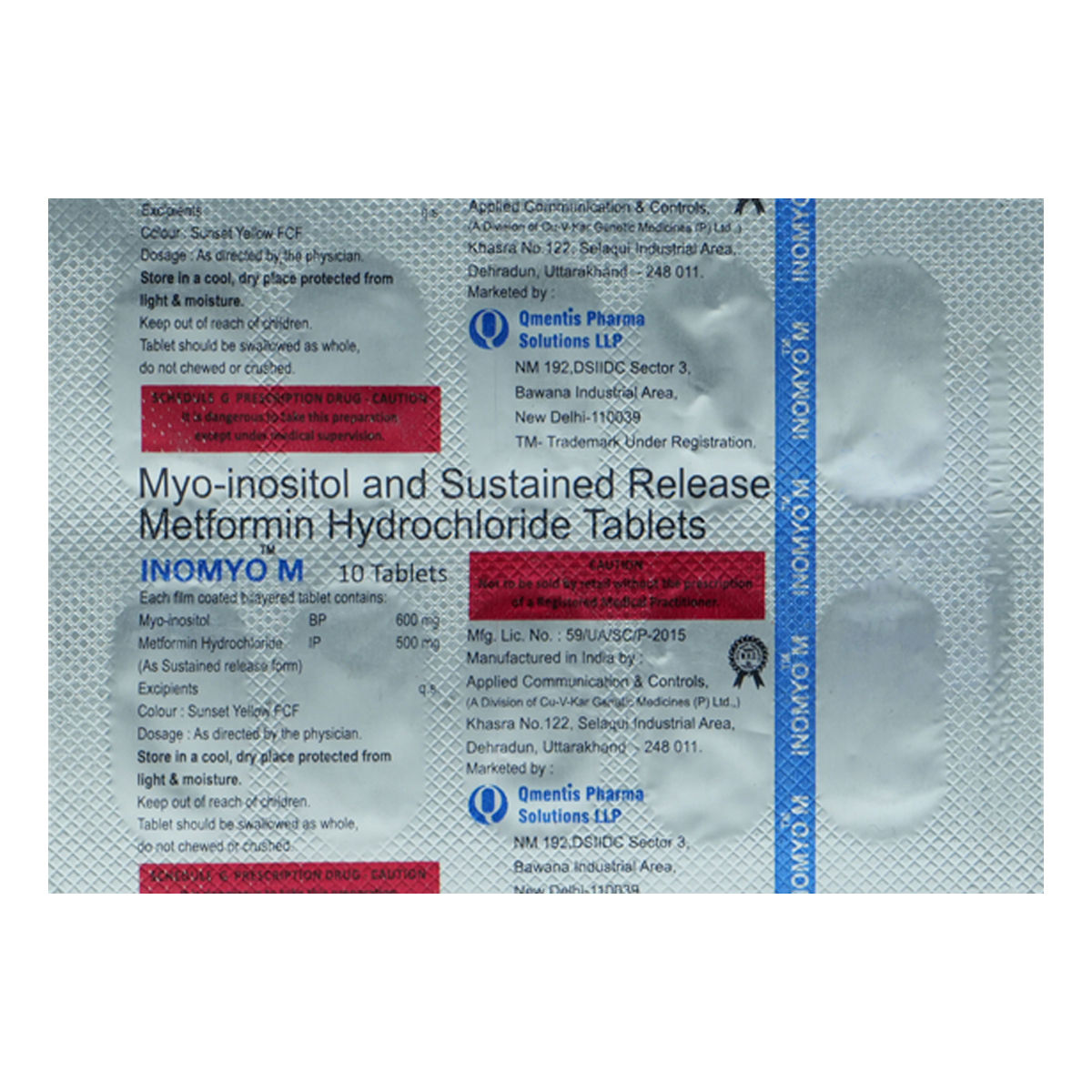 Inomyo M Tablet | Uses, Side Effects, Price | Apollo Pharmacy