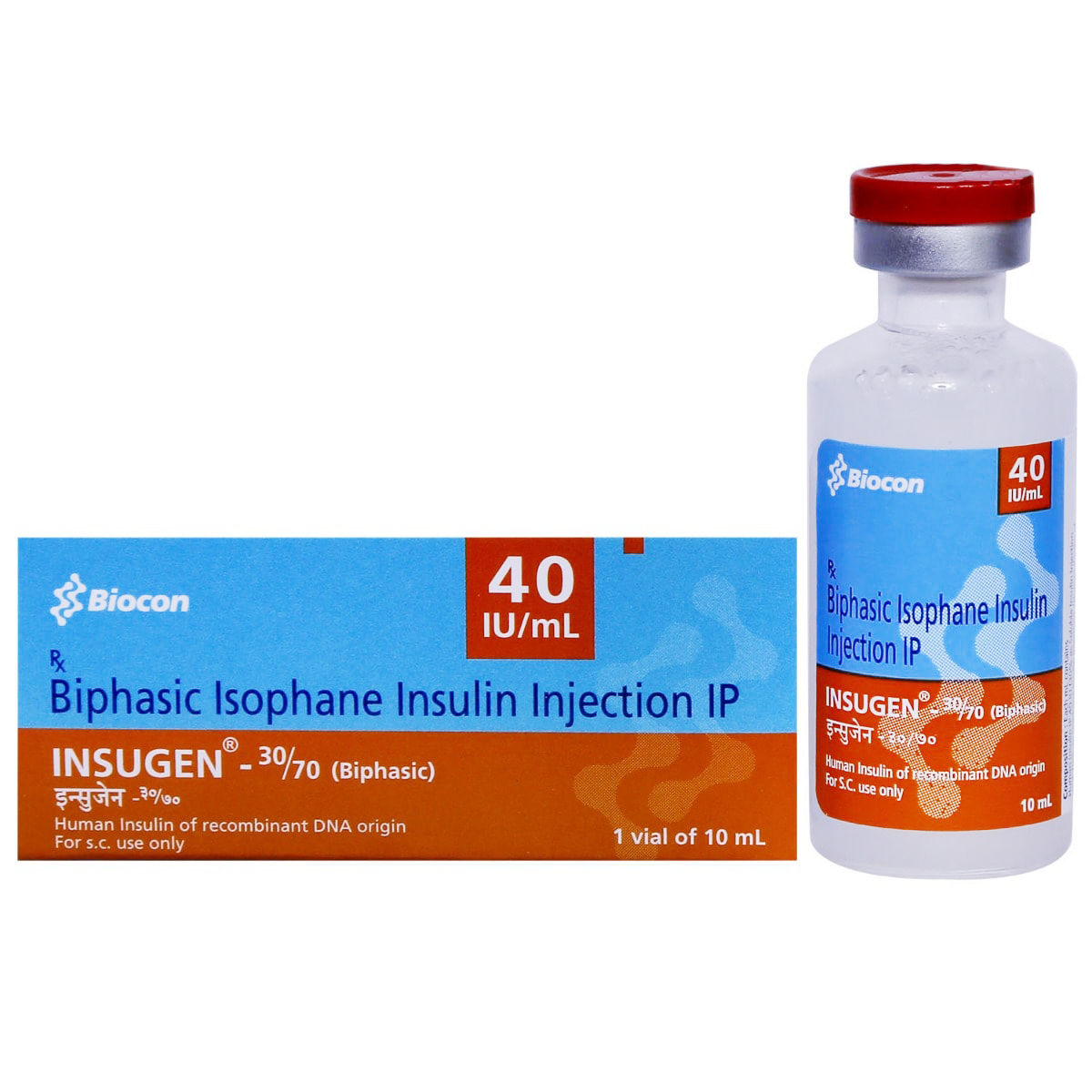 Insugen 30/70 40IU/ml Injection 10 ml Price, Uses, Side Effects ...