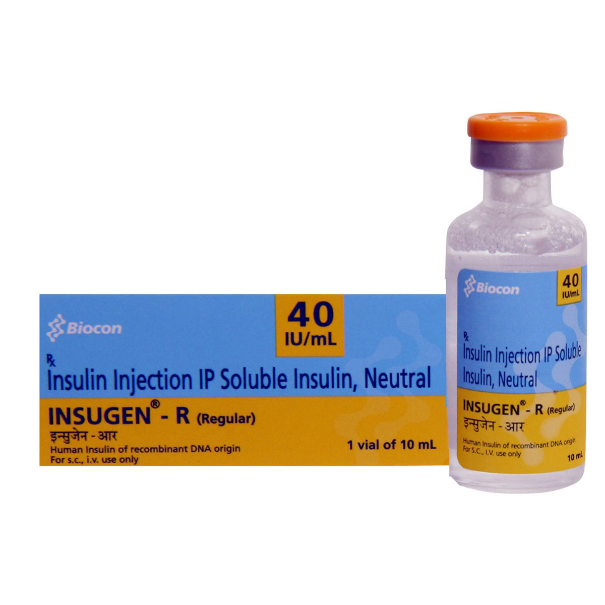 Insugen-R 40IU/ml Injection 10 ml Price, Uses, Side Effects, Composition - Apollo Pharmacy