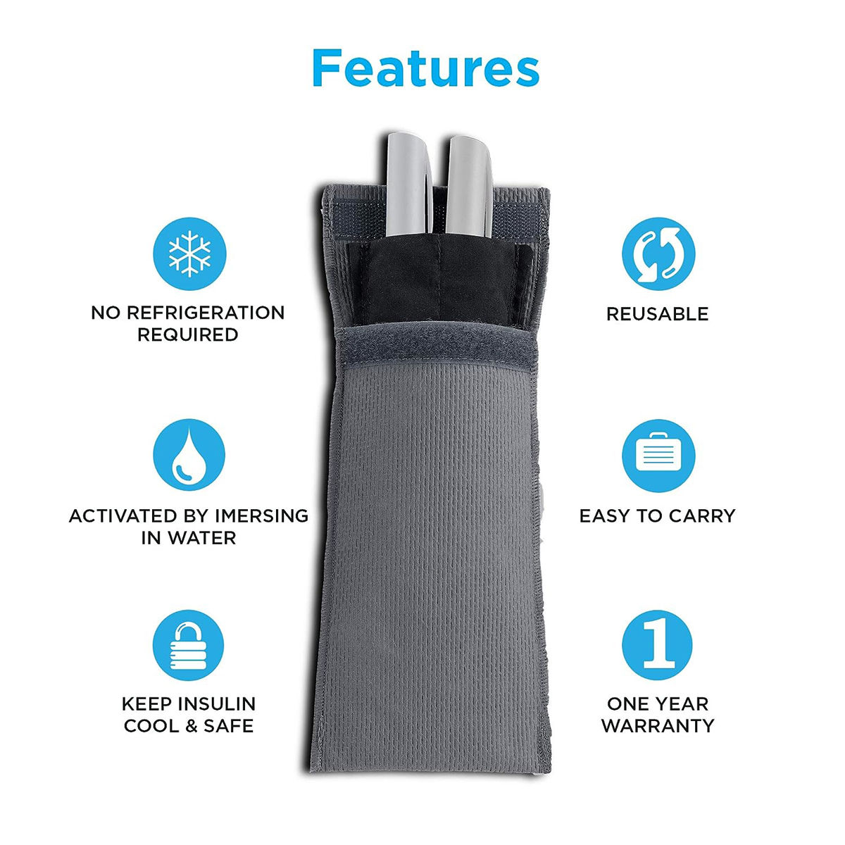 Insulin Cool Pouch Duo | Uses, Side Effects, Price | Apollo Pharmacy