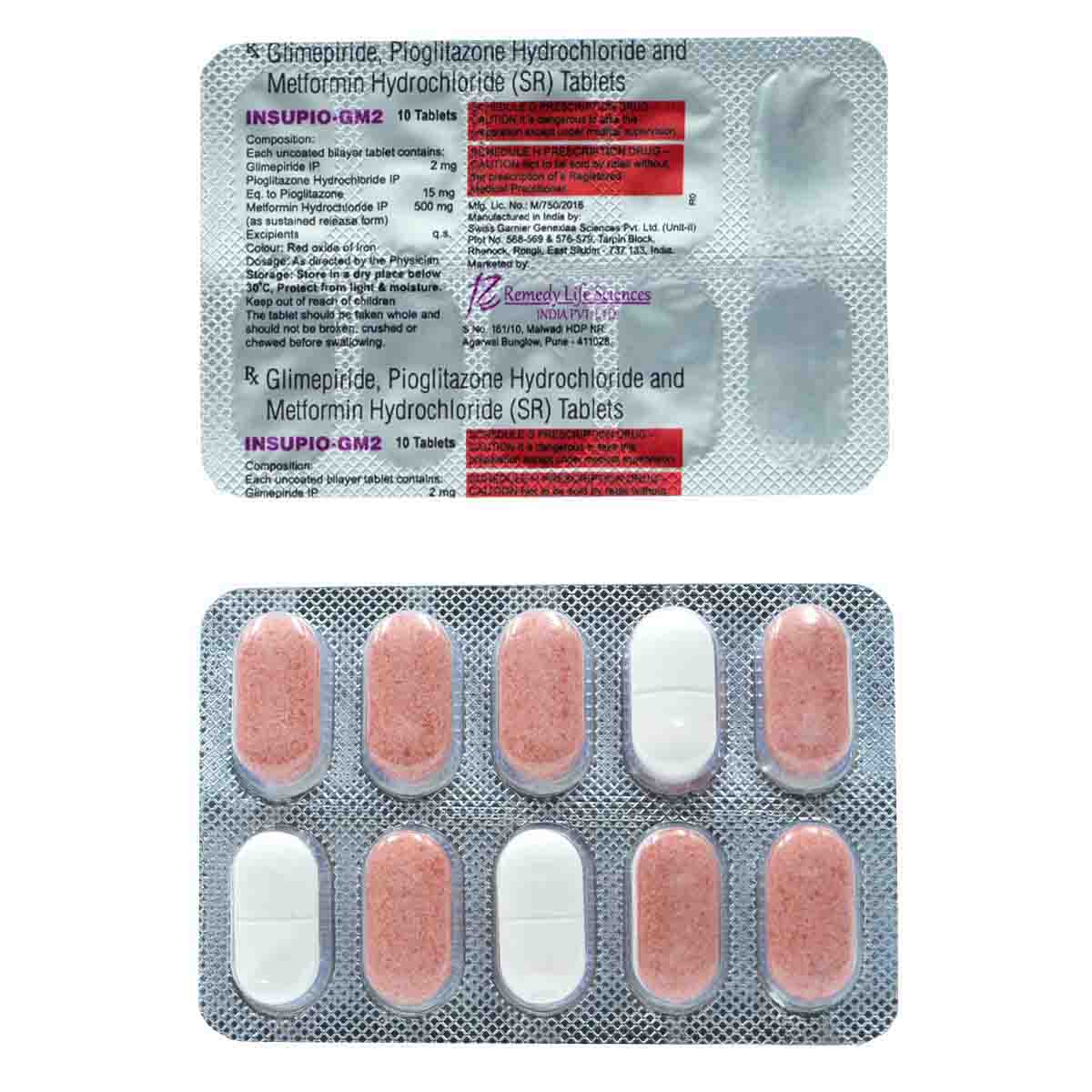 Insupio-GM2 Tablet | Uses, Side Effects, Price | Apollo Pharmacy