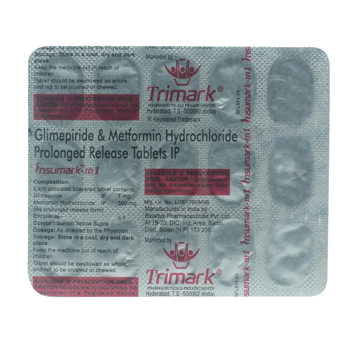 Insumark-M1 Tablet | Uses, Side Effects, Price | Apollo Pharmacy