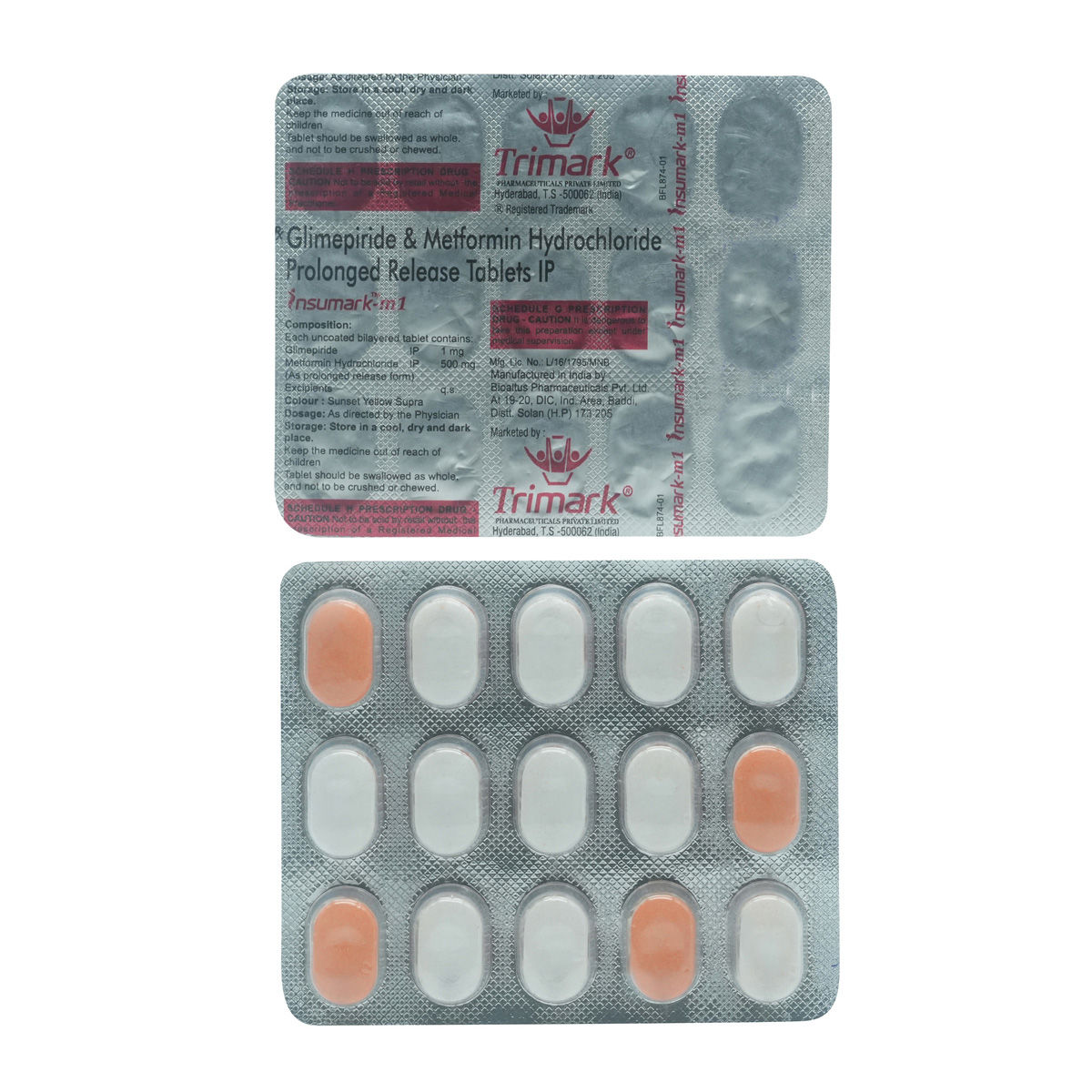 Insumark-M1 Tablet 15's Price, Uses, Side Effects, Composition - Apollo ...