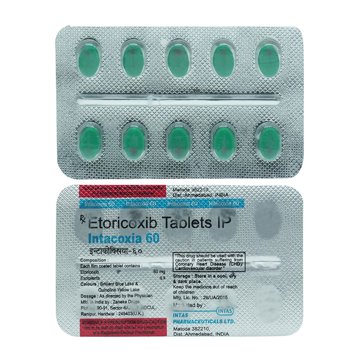 Intacoxia 60 Tablet 10's Price, Uses, Side Effects, Composition ...