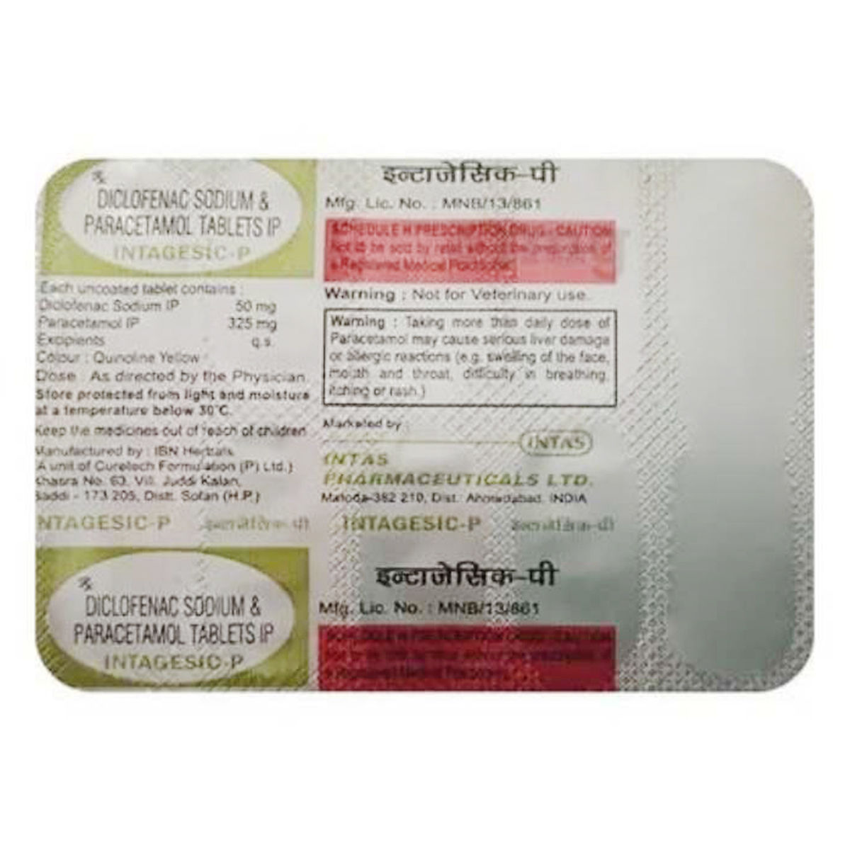 Intagesic-P Tablet | Uses, Side Effects, Price | Apollo Pharmacy