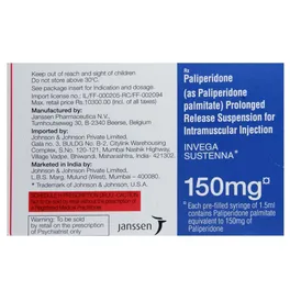 Invega Sustenna 150 mg Injection | Uses, Side Effects, Price | Apollo ...