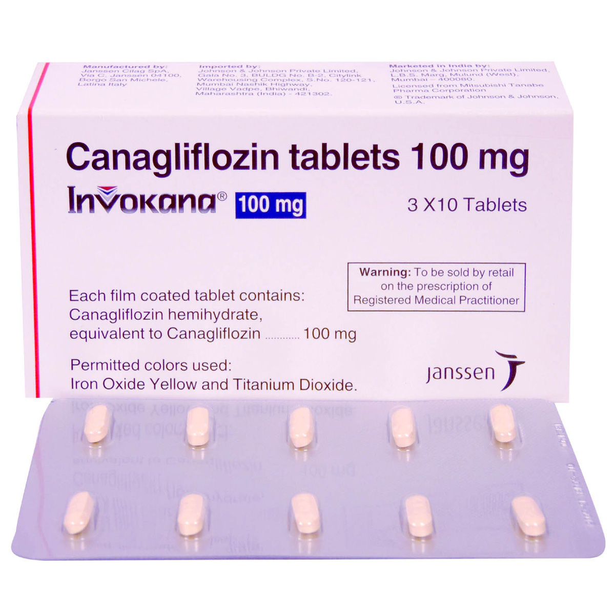 Invokana 100 mg Tablet | Uses, Side Effects, Price | Apollo Pharmacy
