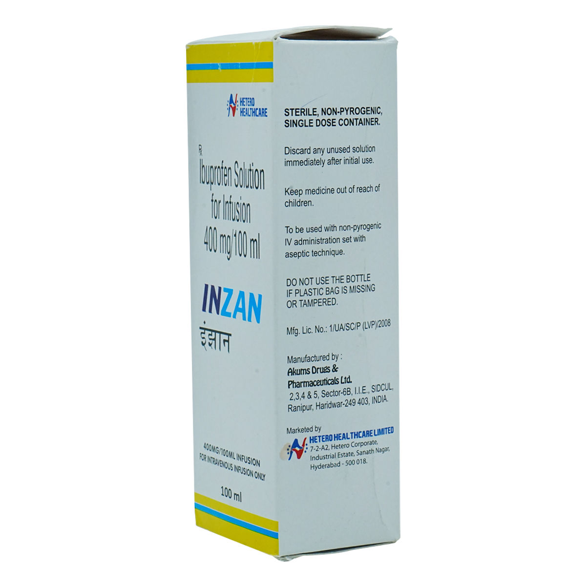 Inzan 400 mg Infusion 1's Price, Uses, Side Effects, Composition ...