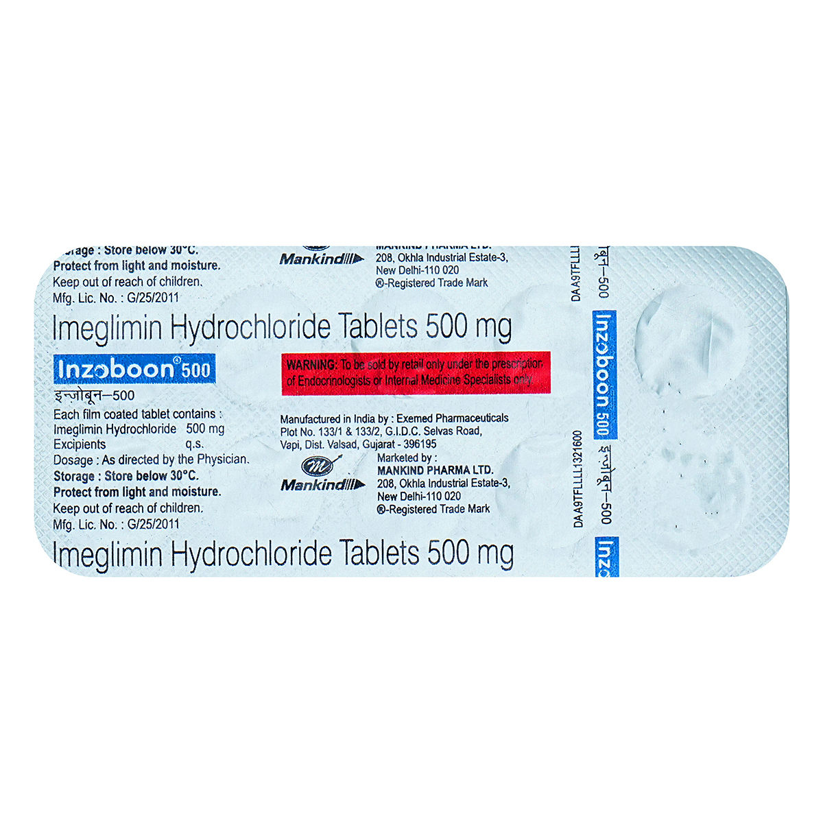 Inzoboon 500 Tablet | Uses, Side Effects, Price | Apollo Pharmacy