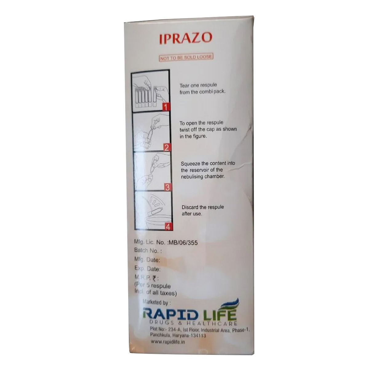Iprazo Respules 5X2.5 ml Price, Uses, Side Effects, Composition ...