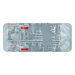 Ironemic Tablet | Uses, Side Effects, Price | Apollo Pharmacy