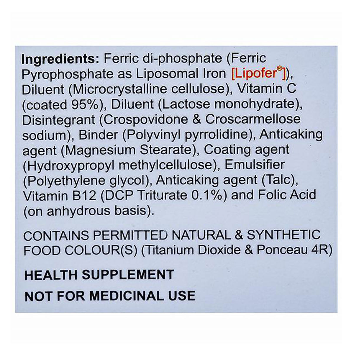 Ironergy Tablet 10's Price, Uses, Side Effects, Composition - Apollo ...