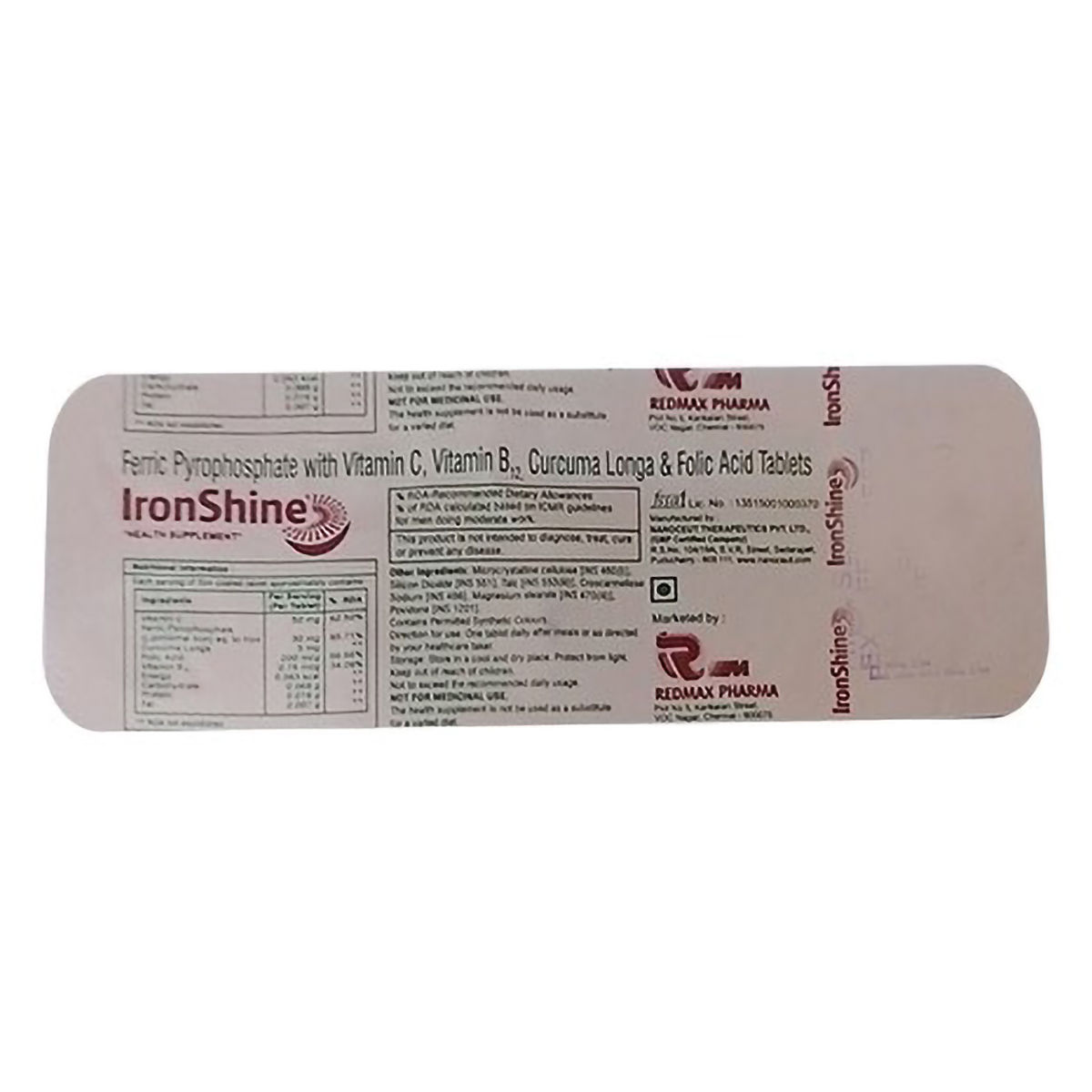 Ironshine Tablet | Uses, Side Effects, Price | Apollo Pharmacy
