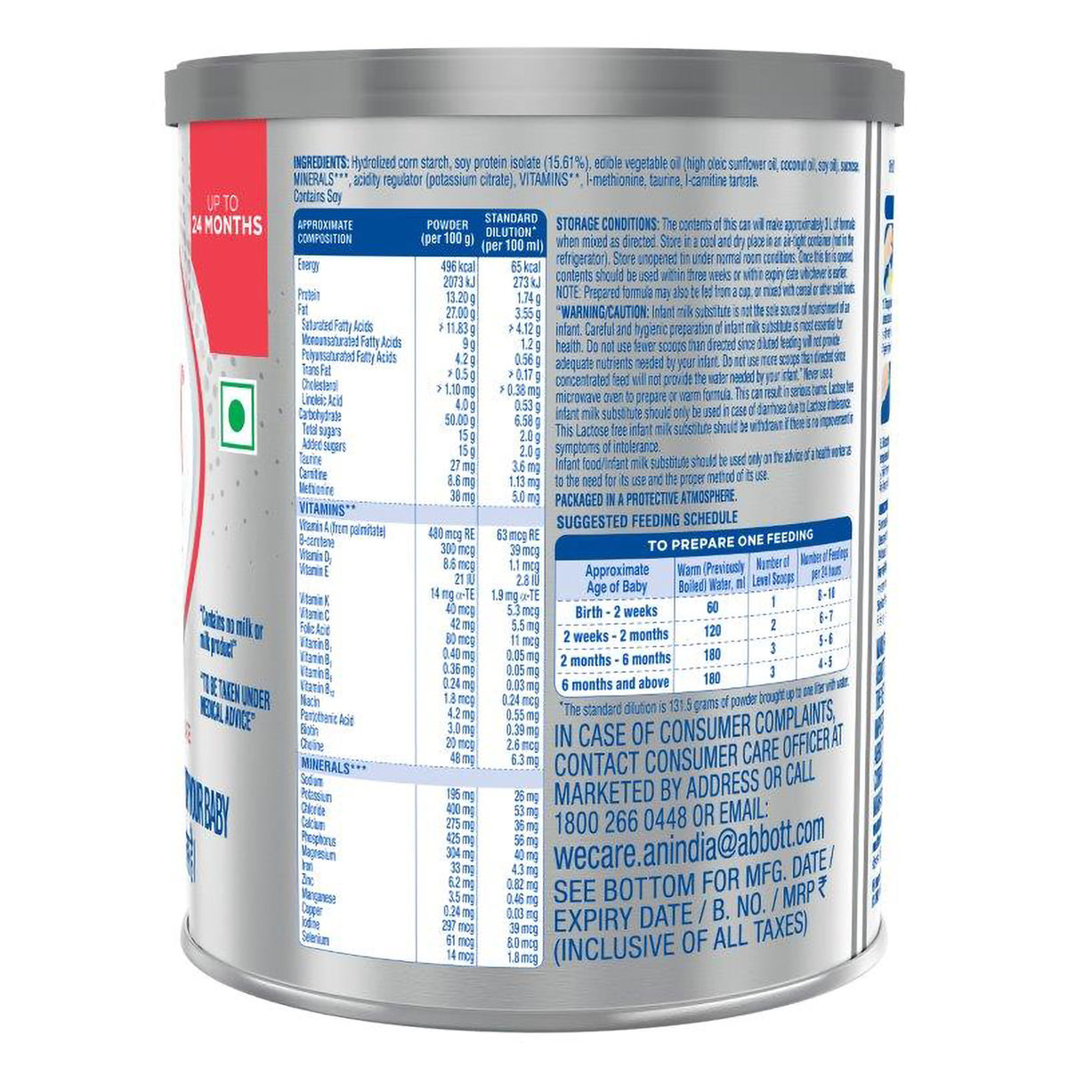 Buy Similac Isomil Soy Infant Formula Powder for Up to 24 Months Kids ...