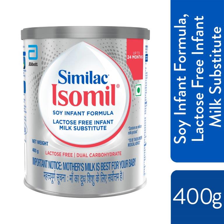 Similac Isomil Soy Infant Formula Powder for Up to 24 Months Kids, 400 ...
