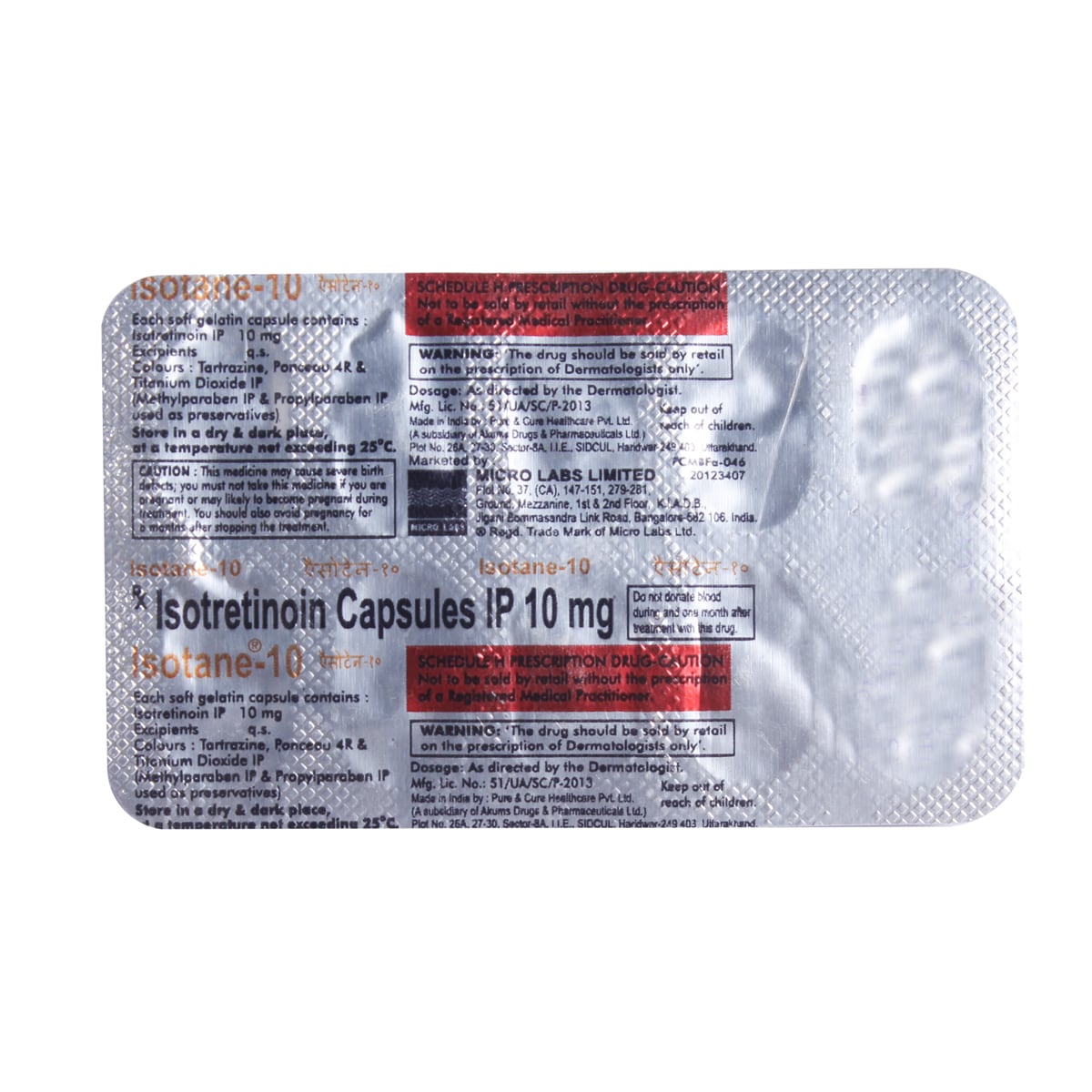 Isotane-10 Capsule 10's Price, Uses, Side Effects, Composition - Apollo ...