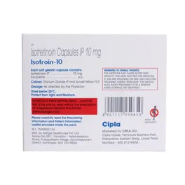 Isotroin-10 Capsule | Uses, Side Effects, Price | Apollo Pharmacy