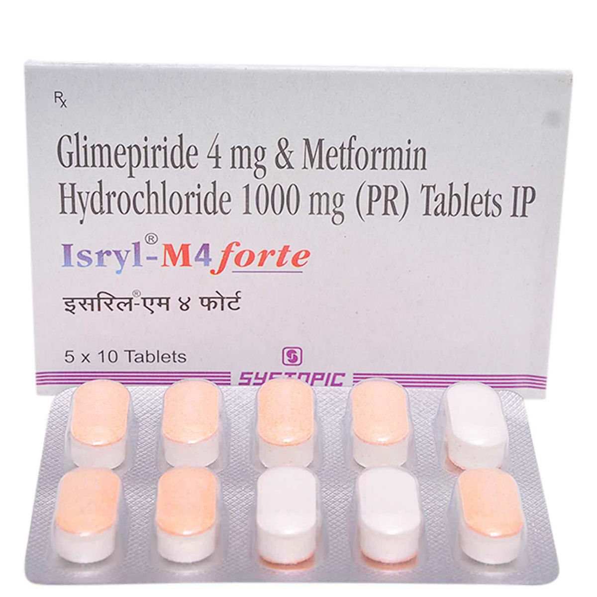 Isryl-M4 Forte Tablet 10's Price, Uses, Side Effects, Composition ...