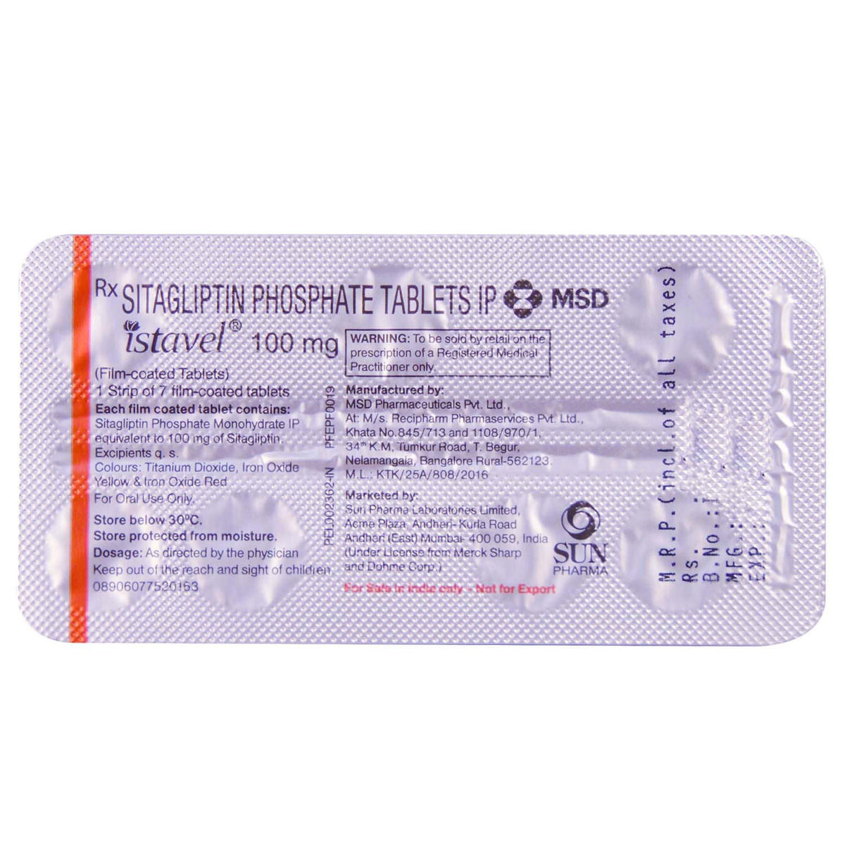 Istavel 100 mg Tablet | Uses, Side Effects, Price | Apollo Pharmacy