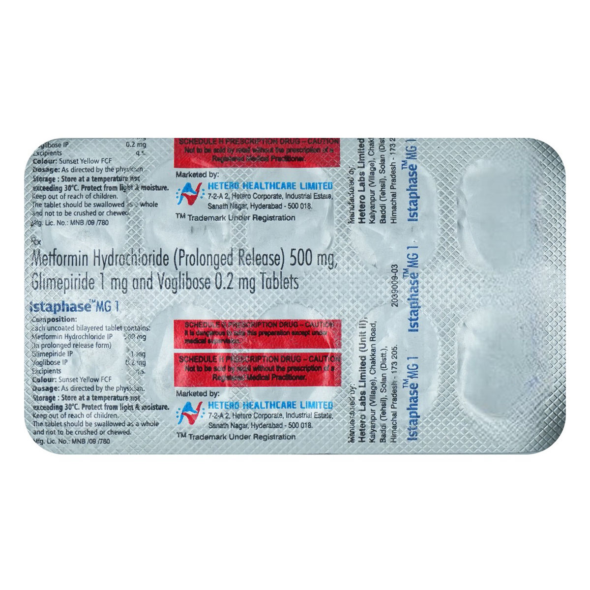 ISTAPHASE MG 1 TABLET 1 | Uses, Side Effects, Price | Apollo Pharmacy