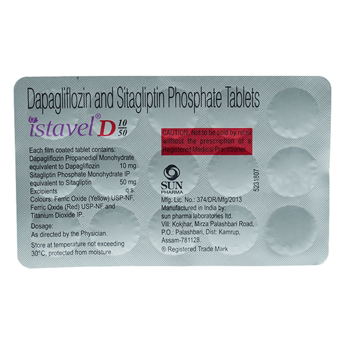 Istavel D 10/50 Tablet | Uses, Side Effects, Price | Apollo Pharmacy
