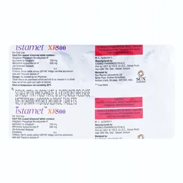Istamet XR 500 Tablet 1 | Uses, Side Effects, Price | Apollo Pharmacy