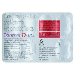 Istamet D-IR 5/50/1000 Tablet | Uses, Side Effects, Price | Apollo Pharmacy