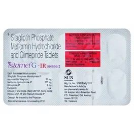 Istamet G-IR 50/500/2 Tablet 10's | Uses, Side Effects, Price | Apollo ...